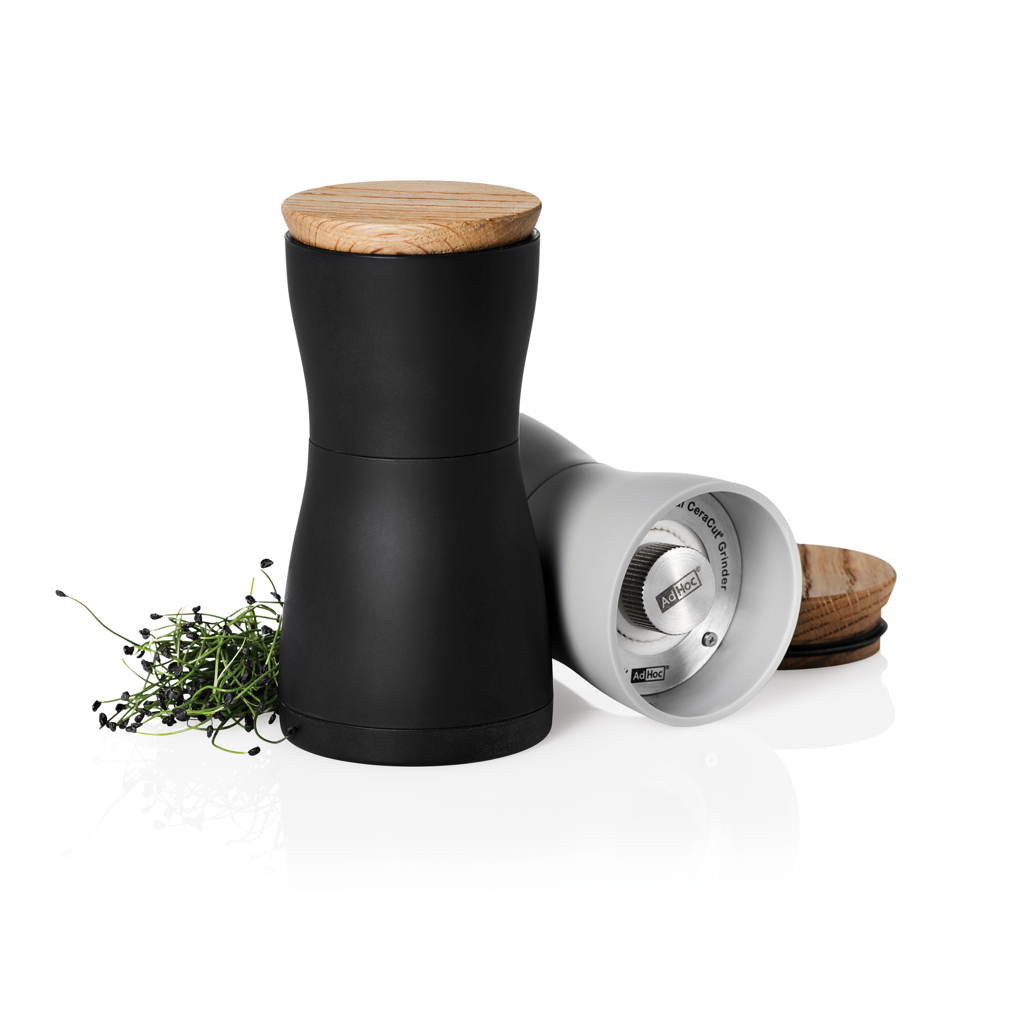 AdHoc Twin Salt and pepper mill set | Promostart